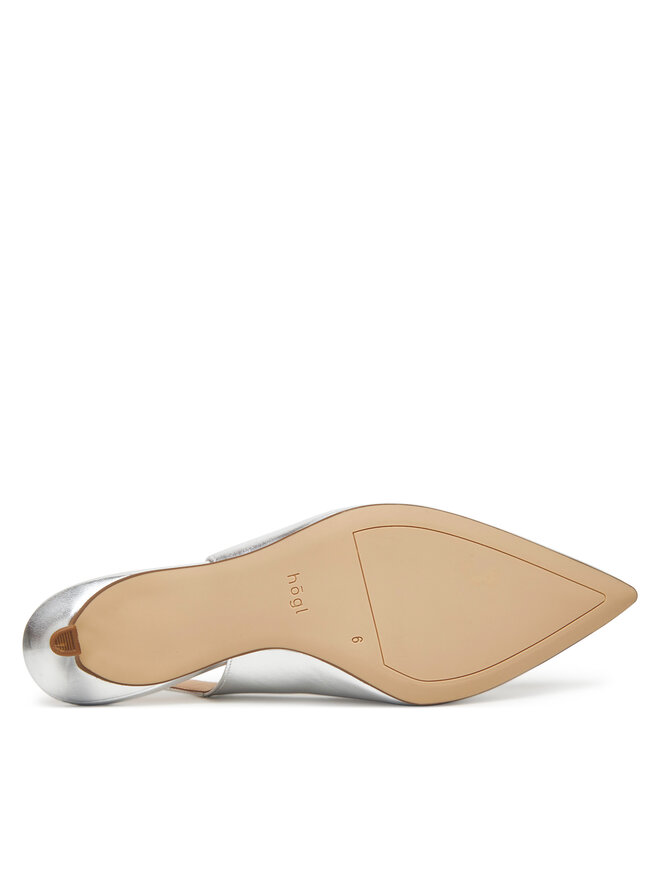 Pantofi cu toc subțire HÖGL Boulevard 60 Sl 0-176201 Argintiu | epantofi.ro