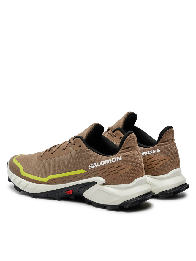 Buty do biegania Salomon Alphacross 5 L47460100 Beżowy | eobuwie.com.pl