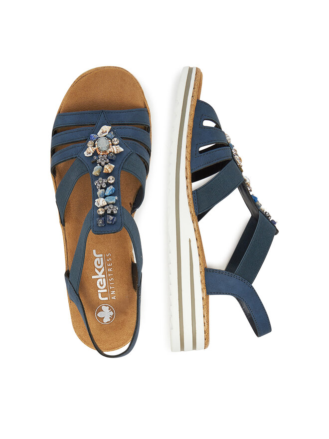 Sandale Rieker V0649-14 Bleumarin | epantofi.ro