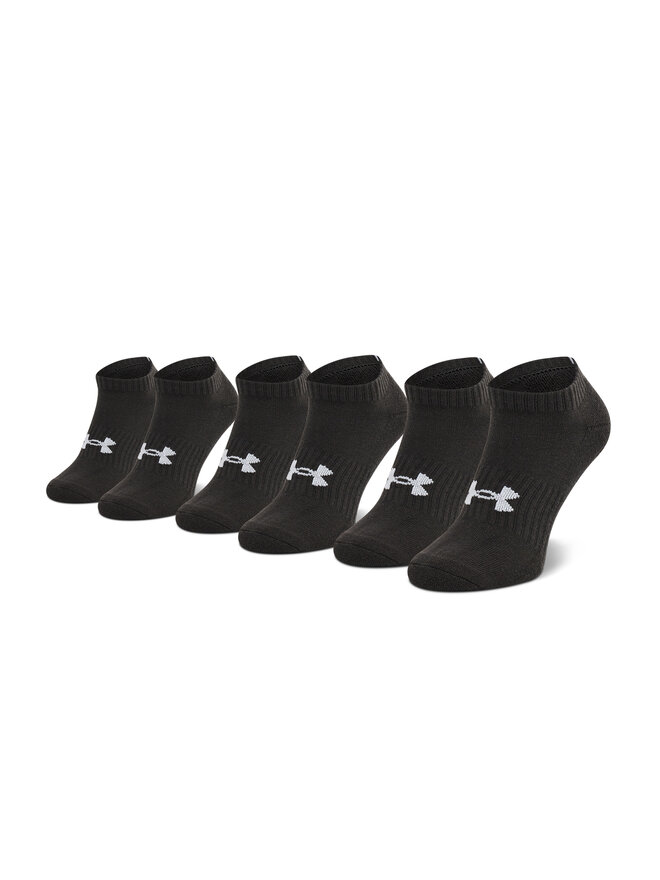 Kurze Socken Under Armour Core No Show 3Pk 1363241-001 Schwarz | eschuhe.de