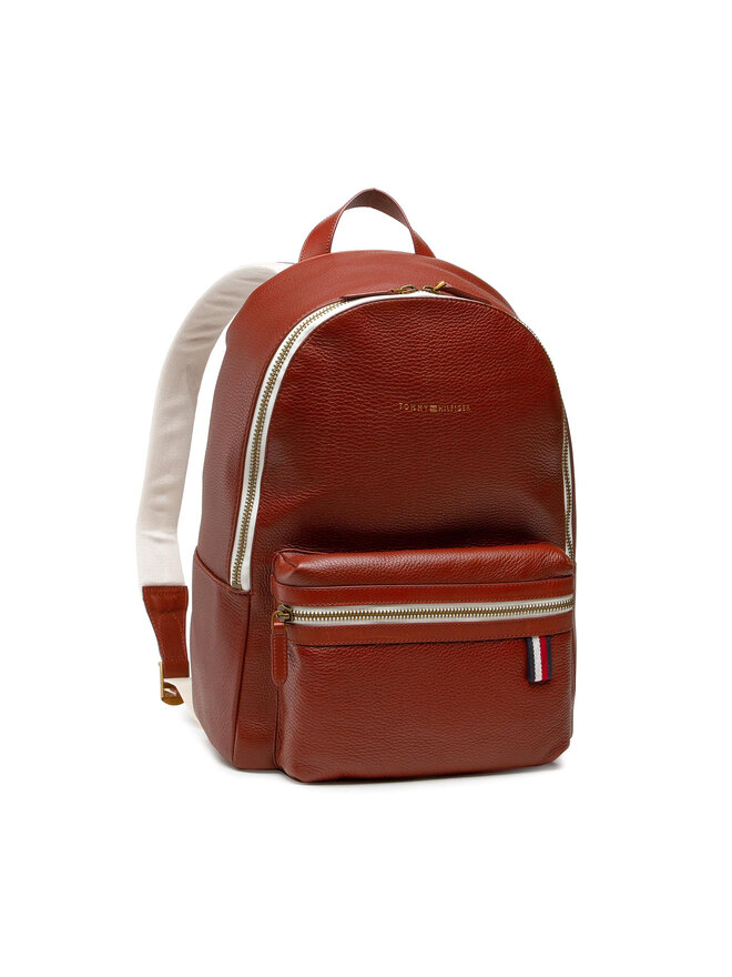 Rucksack Tommy Hilfiger Premium Leather Backpack AM0AM08453 Braun eschuhe