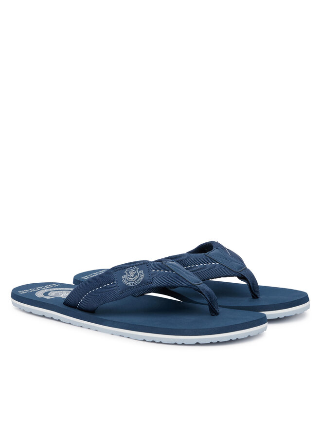 Infradito Tommy Hilfiger Patch Hilfiger Beach Sandal FM0FM05804 Blu ...