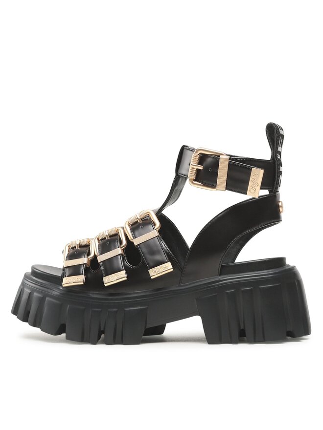 Sandale Buffalo Lion Teeth BN16021341 Negru | epantofi.ro