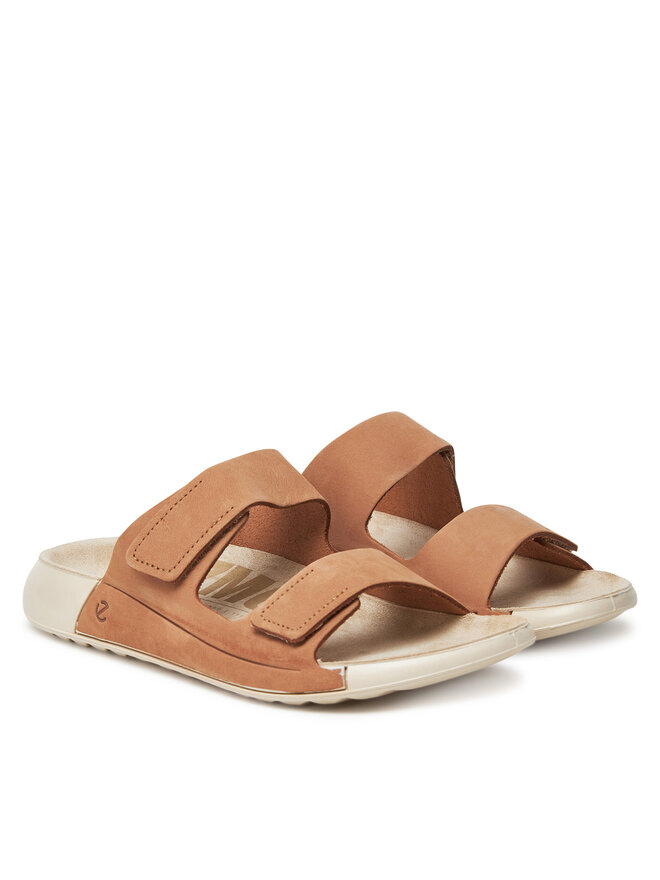 Klapki ECCO Cozmo W 20682302291 Brązowy | eobuwie.com.pl