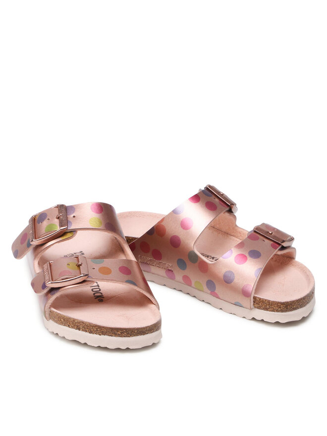 Pantoletten Birkenstock Arizona Kids BS 1021697 Rosa | eschuhe.de
