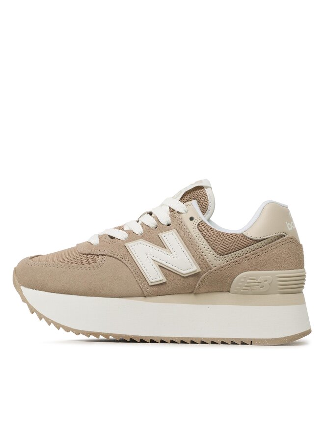 Sneakers New Balance WL574ZSM Braun | eschuhe.de