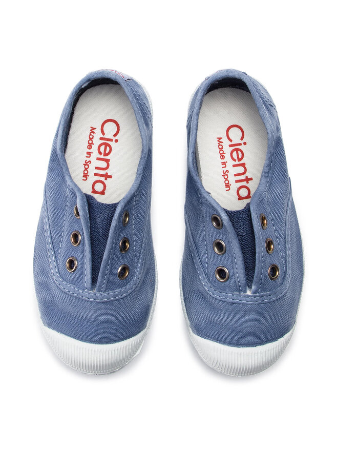 Sneakers aus Stoff Cienta 70777 Blau | eschuhe.de