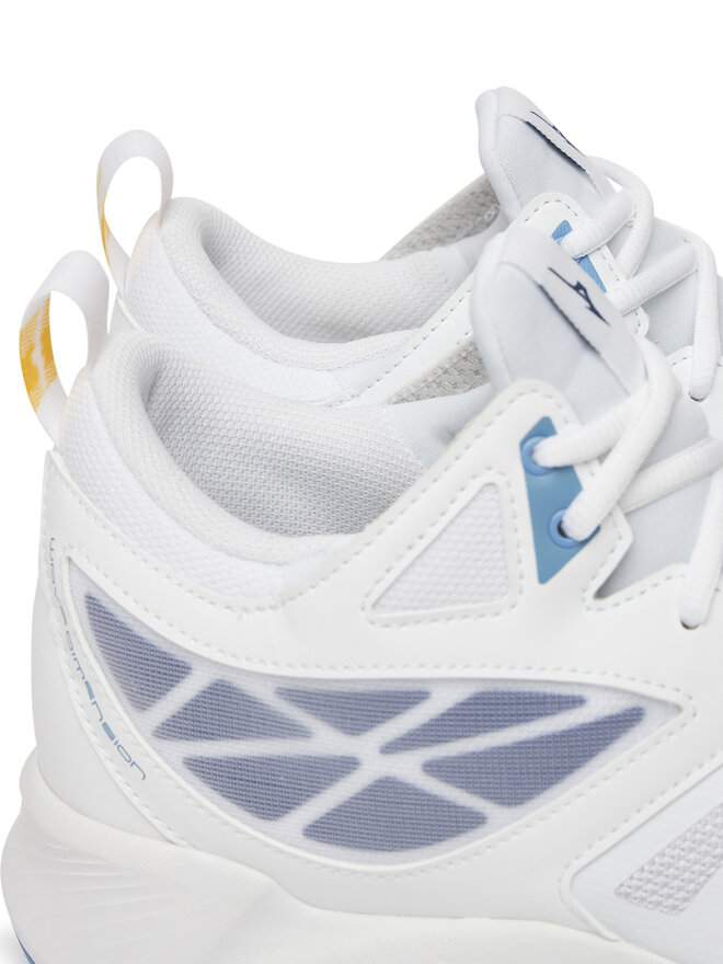 Hallenschuhe Mizuno Wave Dimension Mid V1GA2245 Weiß | eschuhe.de
