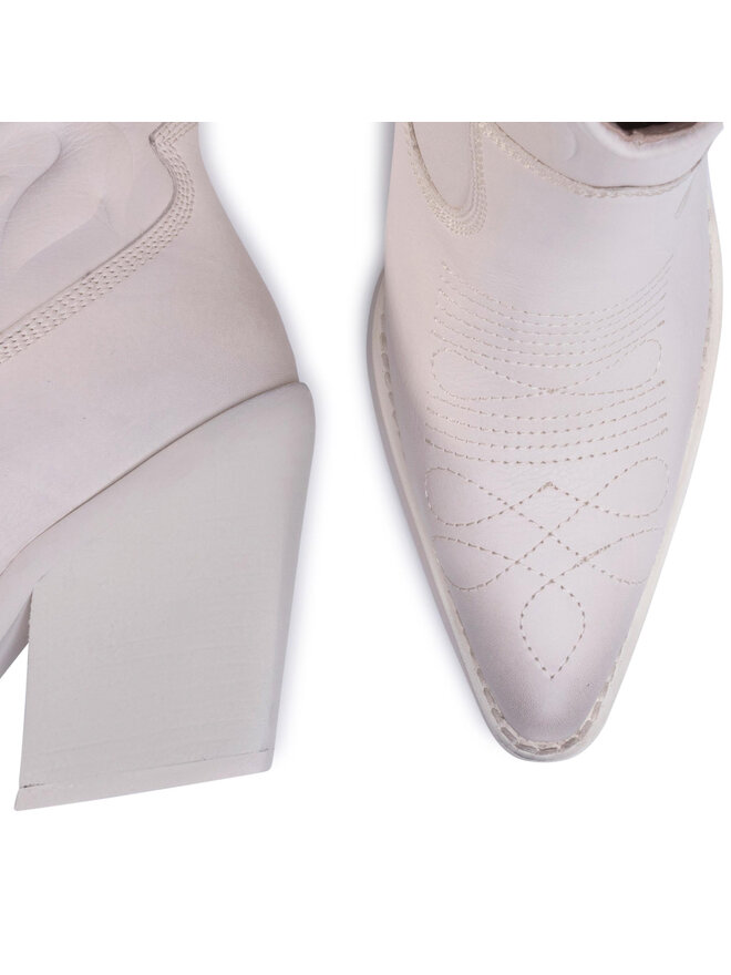 Stiefeletten Bronx 34140-G Off White 05 | eschuhe.de
