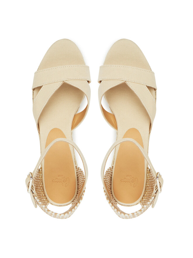 Espadryle Castañer Bruna/6/001 025533 Beżowy | eobuwie.com.pl