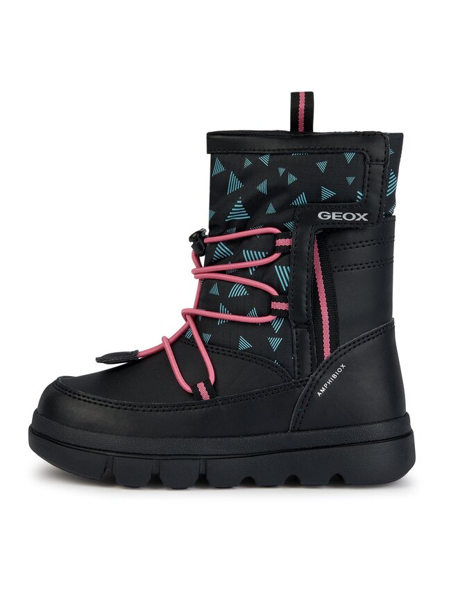 Schneeschuhe Geox J Willaboom Girl B A J36HWC 0BCMN C0922 D Schwarz | eschuhe.de