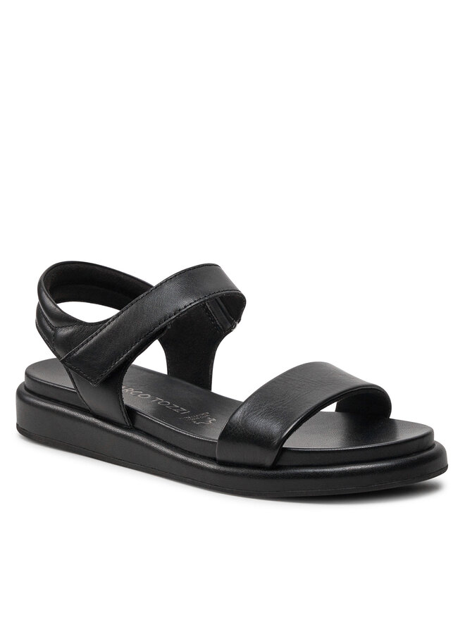 Sandały Marco Tozzi 2-28414-42 Czarny | eobuwie.com.pl