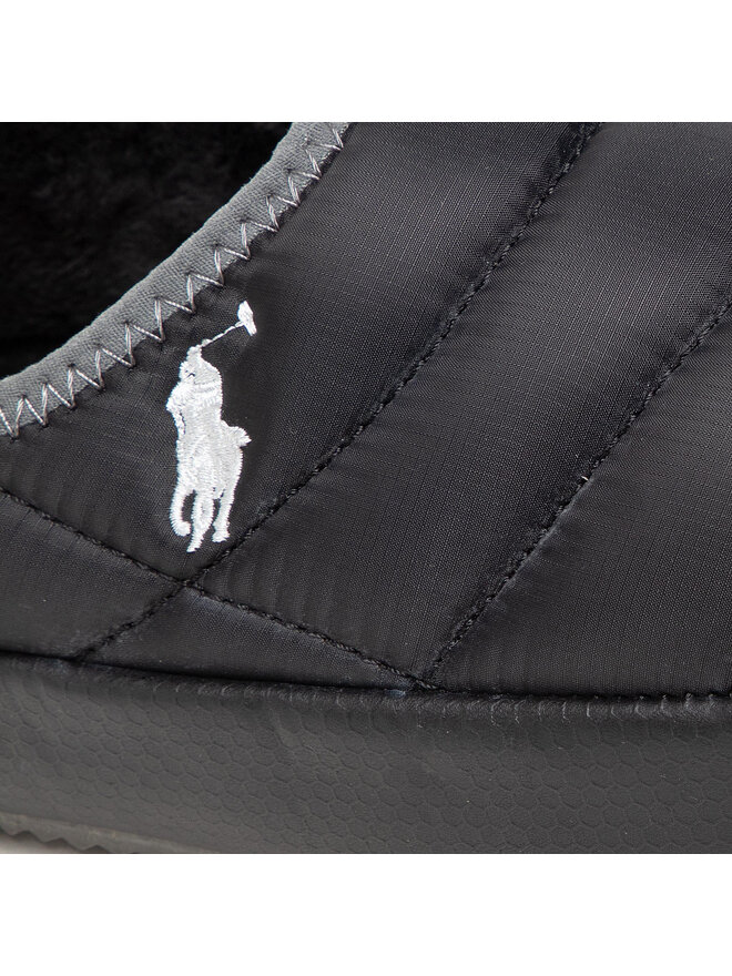 Pantuflas Polo Ralph Lauren Maxson SMF4360BRL Negro | zapatos.es