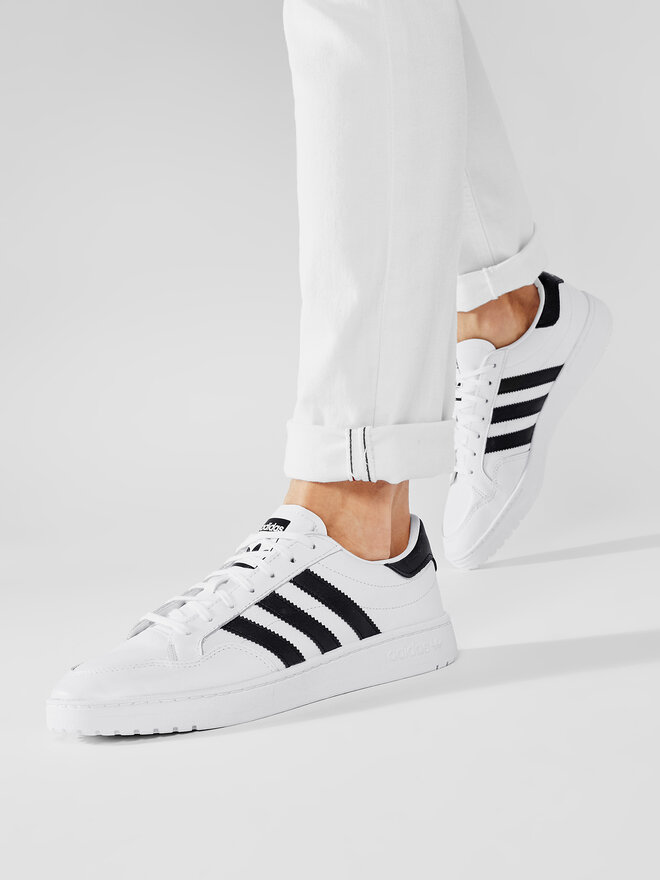 Sneakersy adidas Team Court EG9734 Biały | eobuwie.com.pl