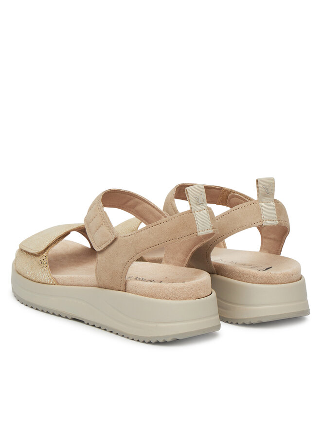 Sandały Caprice 9-28702-42 Beżowy | eobuwie.com.pl