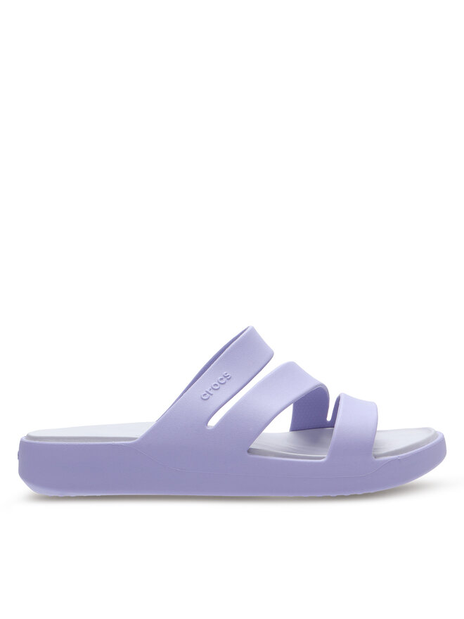 Klapki Crocs Getaway Strappy 209587 Fioletowy | eobuwie.com.pl