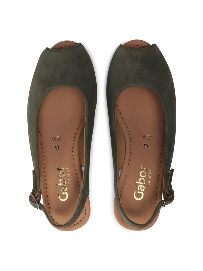 Espadrilles Gabor 66.580.34 Grün | eschuhe.de
