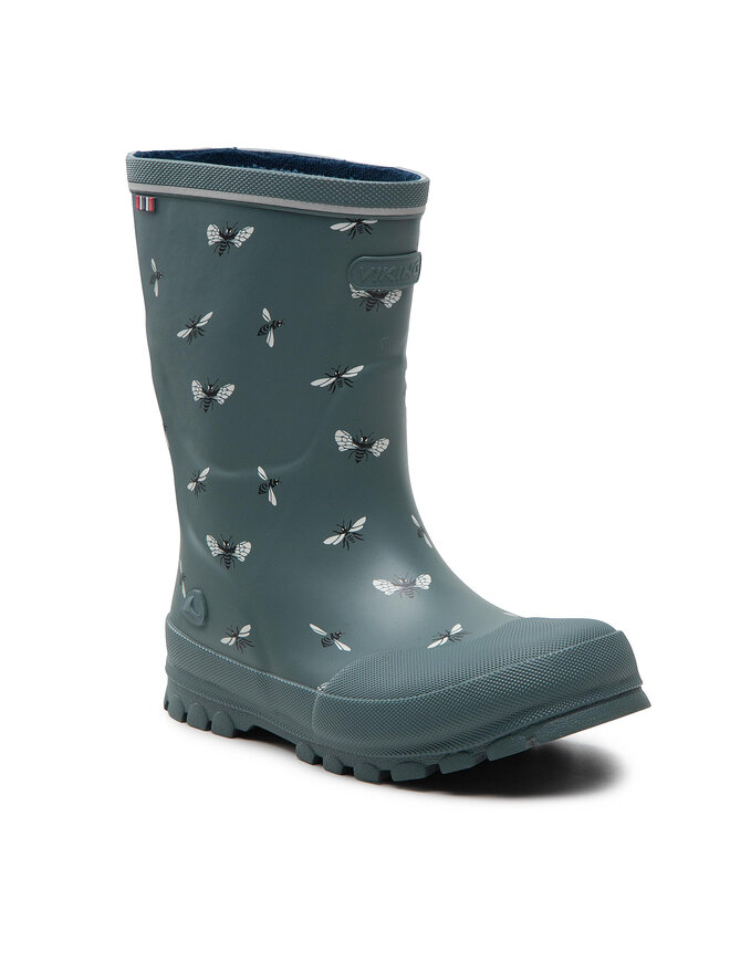 Gummistiefel Viking Jolly Print 1-60020-4701 Grün | eschuhe.de
