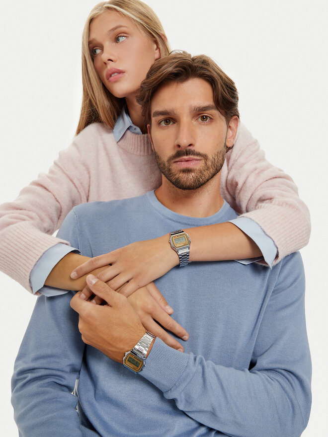 Uhr Casio Vintage A158WEA-9EF Silberfarben | eschuhe.de