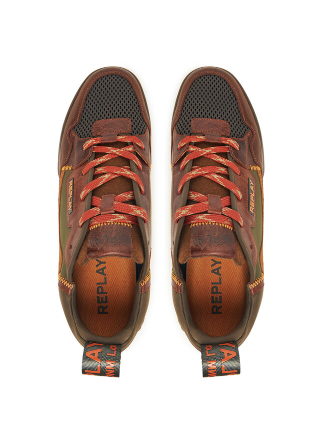 Sneakers REPLAY Field M GMS1P .000.C0066L Grün | eschuhe.de