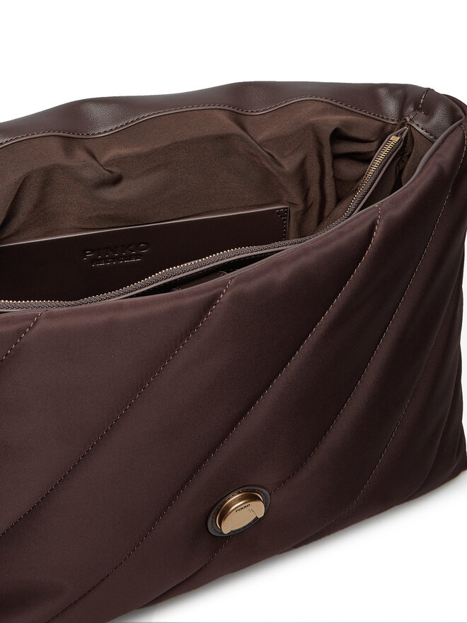 Τσάντα PINKO Love Puff Extra Cl AI 24-25 PLTT 103347 A05F Καφέ ...