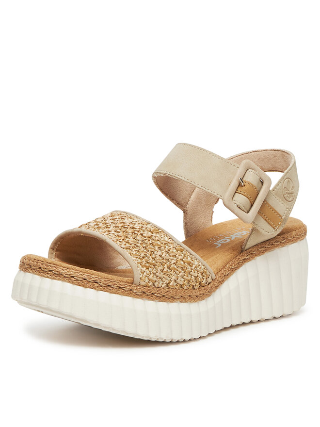 Sandale Rieker 69176-62 Bej | epantofi.ro