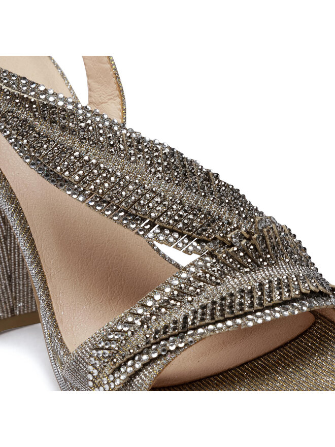 Sandalen Menbur 21917 Goldfarben | eschuhe.de