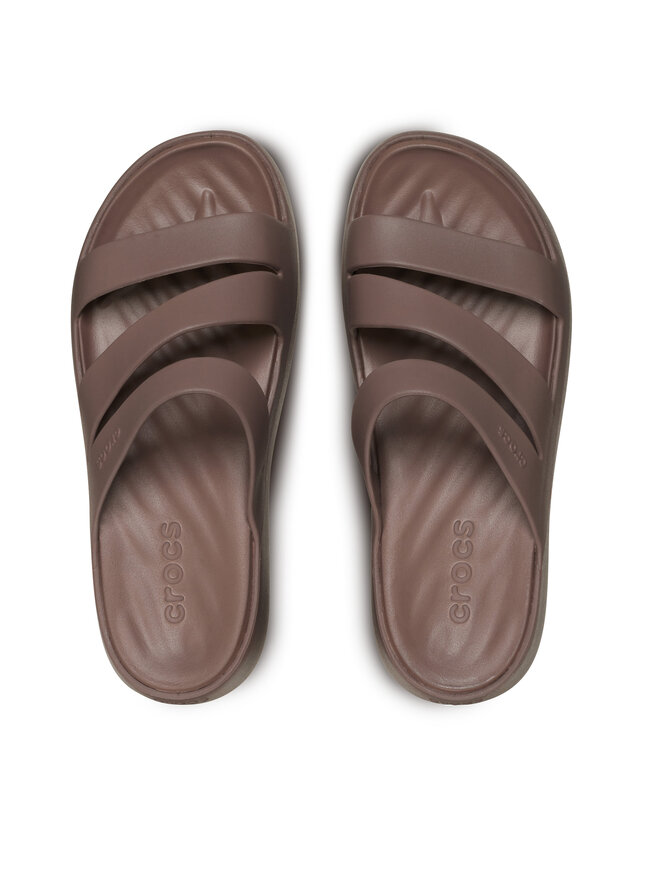Pantoletten Crocs Getaway Strappy 209587 Braun | eschuhe.de