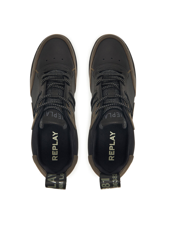 Sneakers REPLAY Field M GMS1P .000.C0064L Schwarz | eschuhe.de
