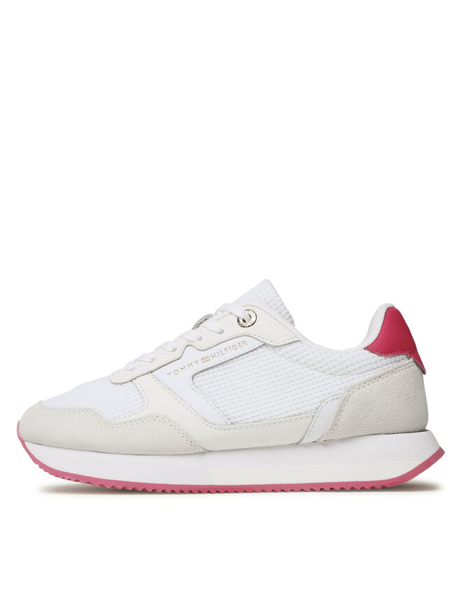 Sneakers Tommy Hilfiger Essential Mesh Runner FW0FW07381 Weiß | eschuhe.de