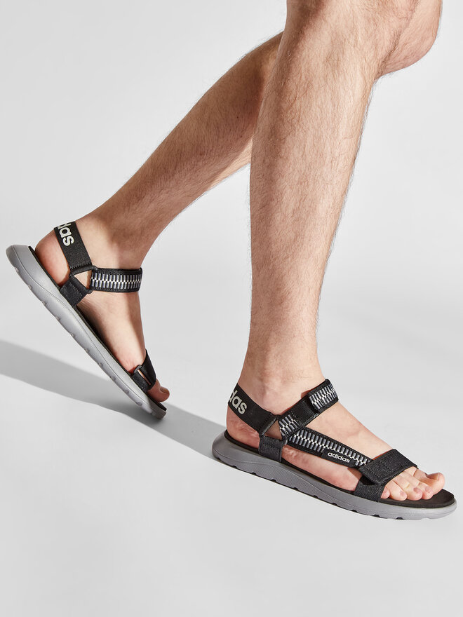 Sandały adidas Comfort Sandal GV8243 Czarny | eobuwie.com.pl