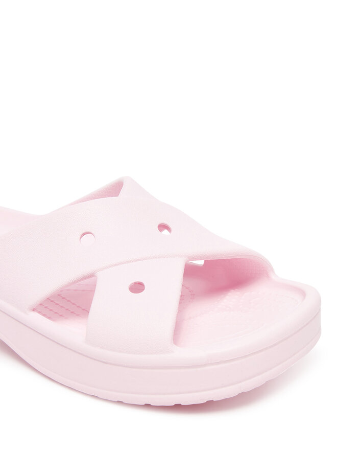 Pantoletten Crocs Cross Strap 210840 Rosa | eschuhe.de