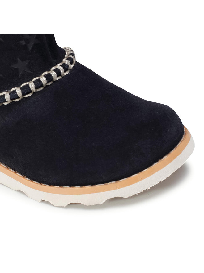 Stiefel Clarks Crown Piper T 261515786 Dunkelblau | eschuhe.de