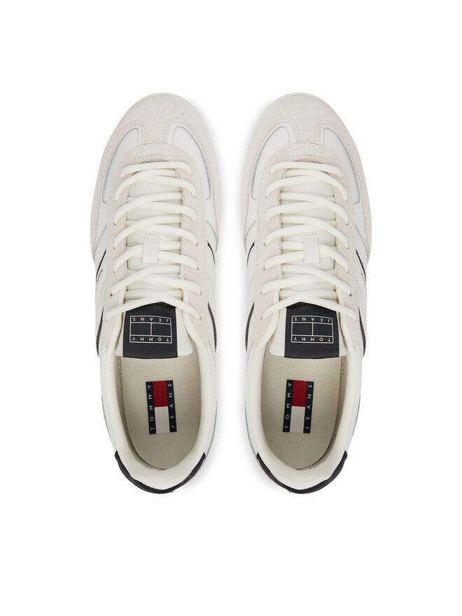 Sneakers Tommy Jeans The Greenwich Edge Mix EM0EM01672 Écru | eschuhe.de