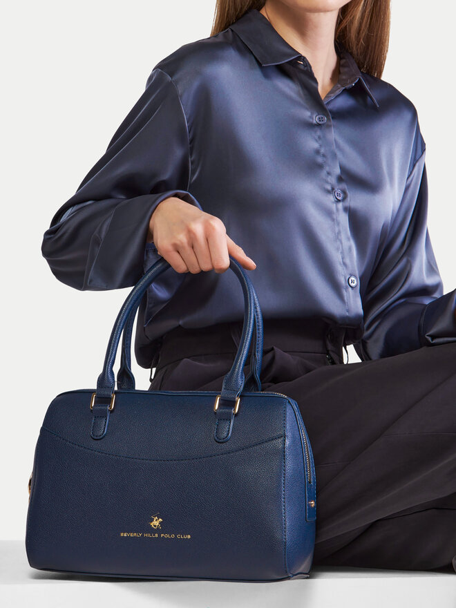 Дамска чанта Beverly Hills Polo Club BHPC-C-006-07 Тъмносин | obuvki.bg