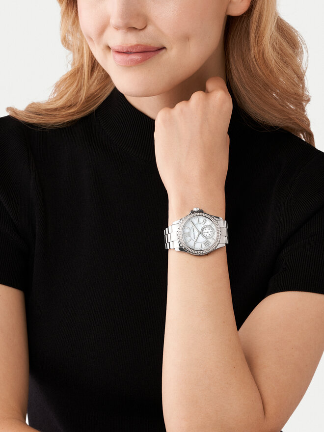 Zegarek Michael Kors Everest MK7403 Srebrny | eobuwie.com.pl