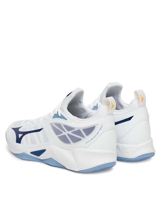 Buty halowe Mizuno Wave Dimension V1GA2240 Biały | eobuwie.com.pl
