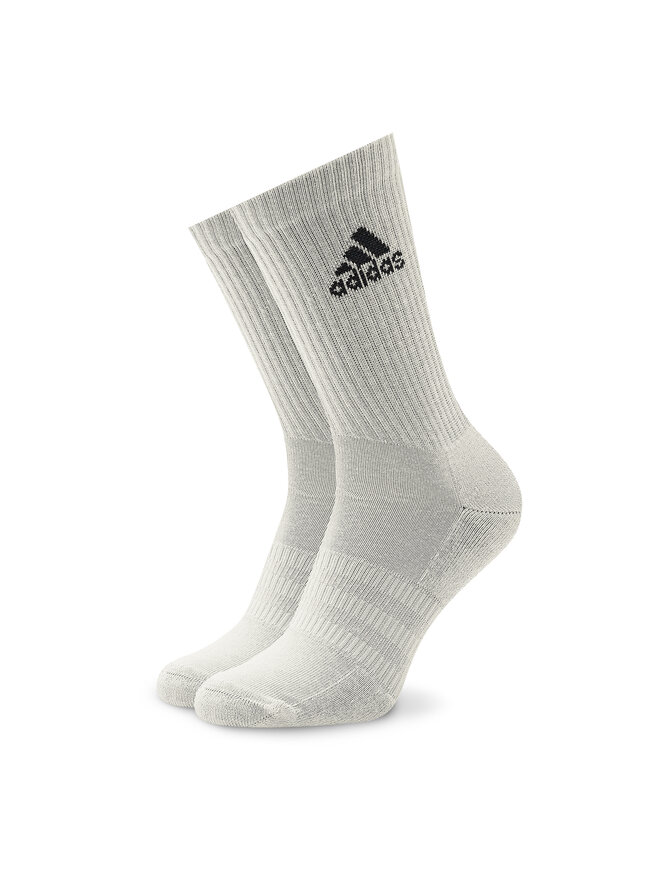 Дълги чорапи adidas Cushioned Crew Socks 3 Pairs IC1315 Бежов | obuvki.bg