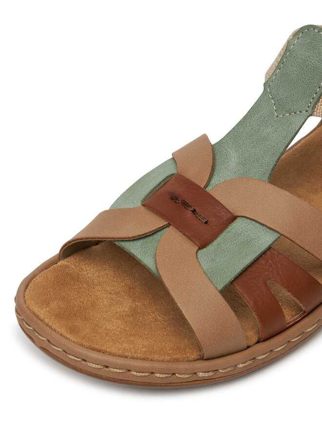 Сандали Rieker 65918-52 Зелен | obuvki.bg