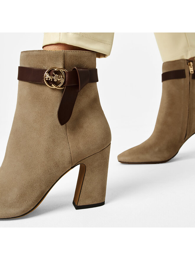 Botines Coach Teri Suede Bootie G5242 11000148 Marrón | zapatos.es