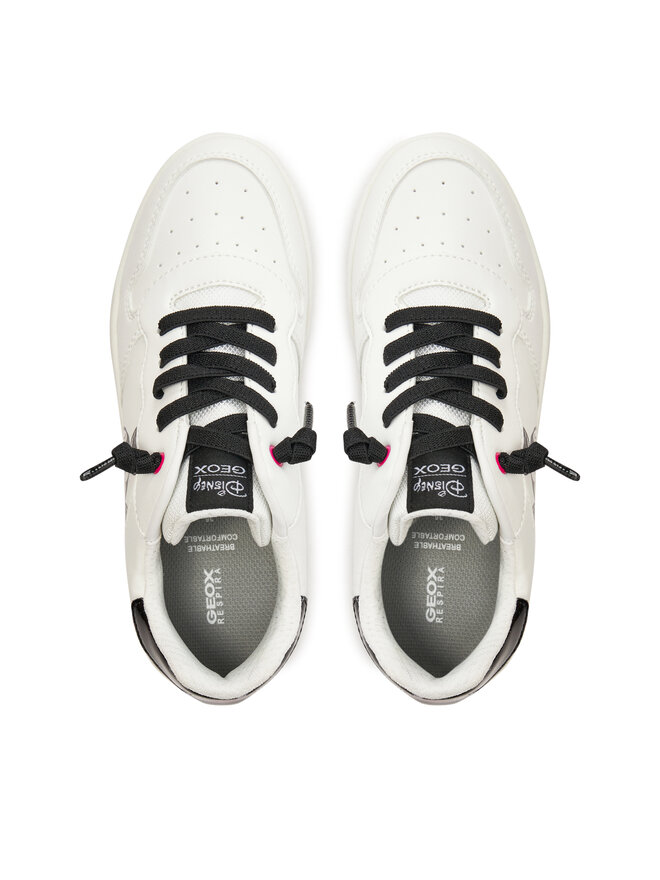 Sneakers Geox J Washiba Girl J45HXE 000BC C0404 D Weiß | eschuhe.de