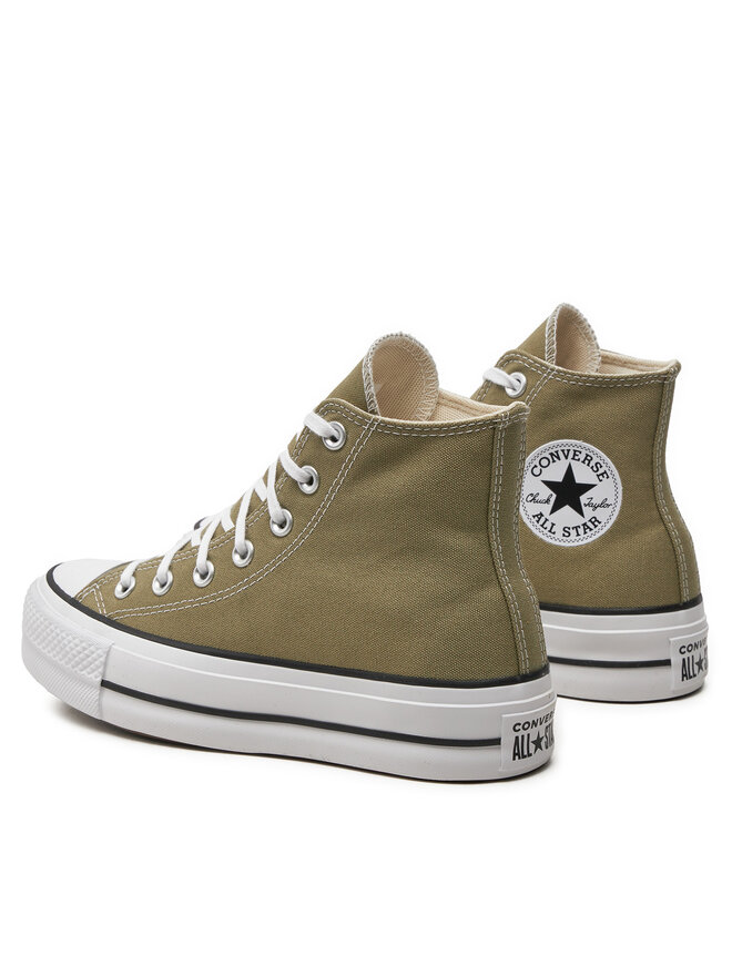 Teniși Converse Chuck Taylor All Star Lift Hi A07571C Kaki | epantofi.ro