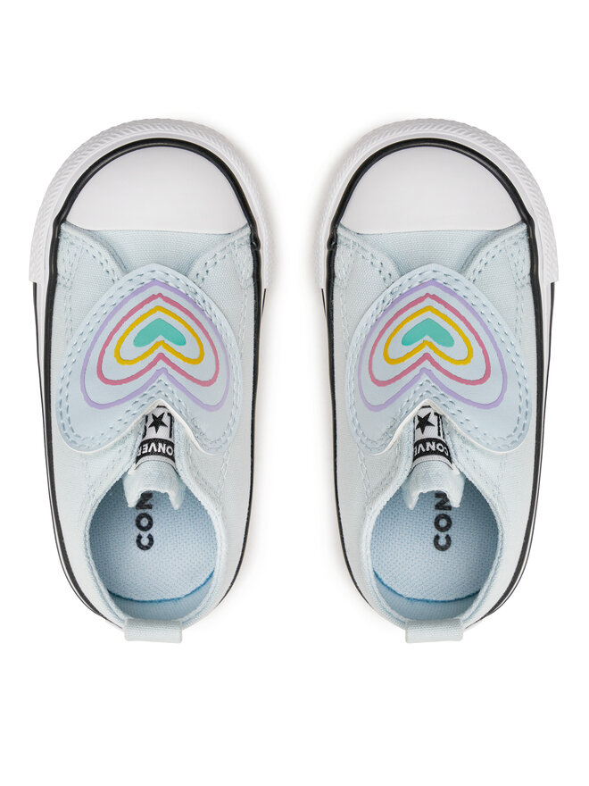Кецове Converse Chuck Taylor All Star Heart Strap Easy-On A08380C Сив ...