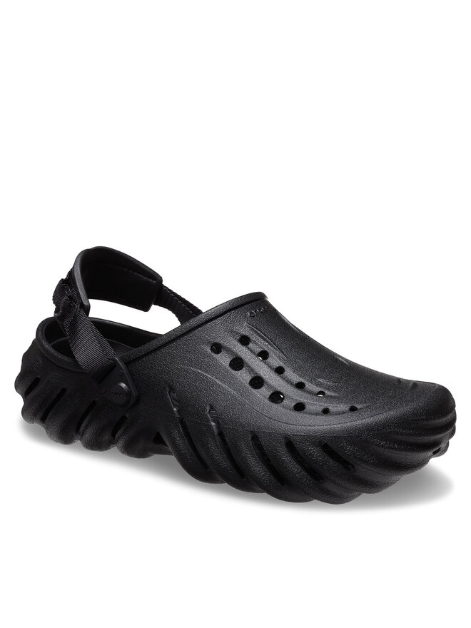 Klapki Crocs Echo Clog 207937 Czarny | eobuwie.com.pl
