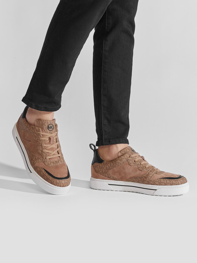 Sneakers MICHAEL Michael Kors Baxter Lace Up 42F2BAFS1B Braun | eschuhe.de