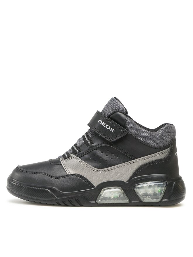 Sneakers Geox J Illuminus Boy J36GVB 05411 C0005 S Schwarz | eschuhe.de