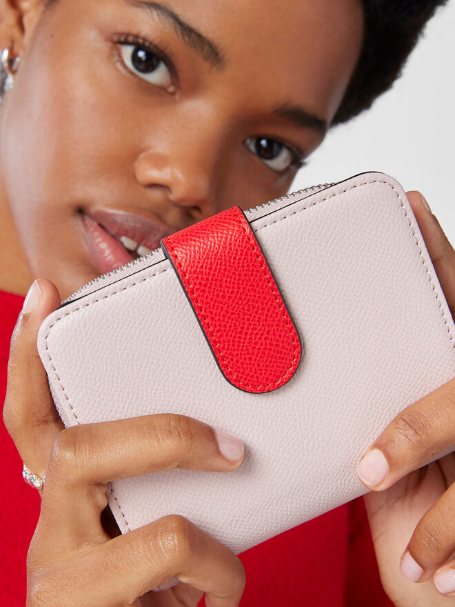 Cartera TOUS Billetera S. New Dubai 2001689913 Rosa | zapatos.es