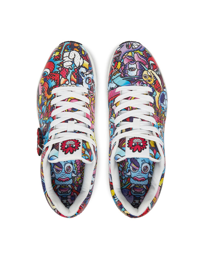 Sneakersy Skechers Uno - Color Doodle 183500/MLT Kolorowy | eobuwie.com.pl