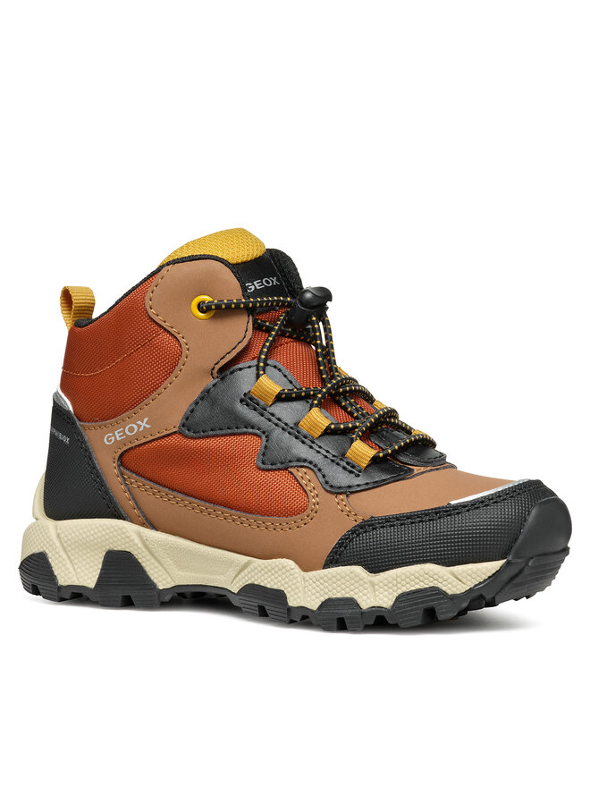 Trzewiki Geox J Magnetar Boy B Abx J463ZC 050FU C0275 D Brązowy | eobuwie.com.pl