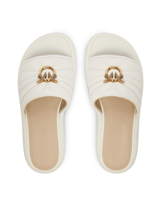 Pantoletten PINKO Fiona 03 SD0525 P003 Écru | eschuhe.de